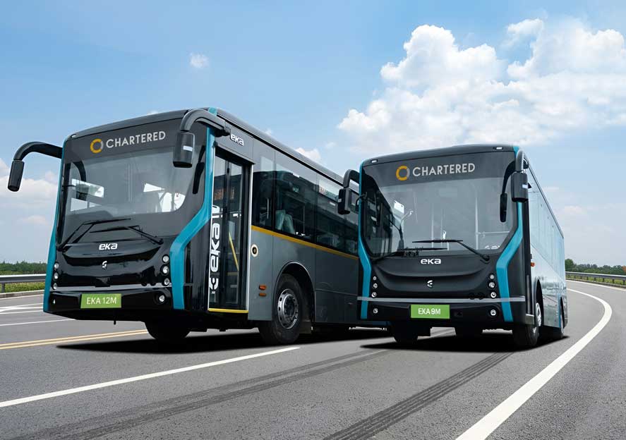 EKA Mobility and Chartered Speed to deploy 1,750 electric buses in ...