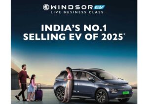 MG Windsor emerges as India's best-selling electric vehicle in 2025 ...